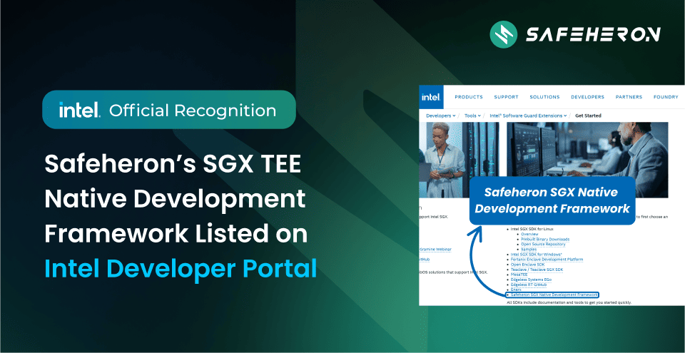 Intel Official Website Features Safeheron Open Source Project